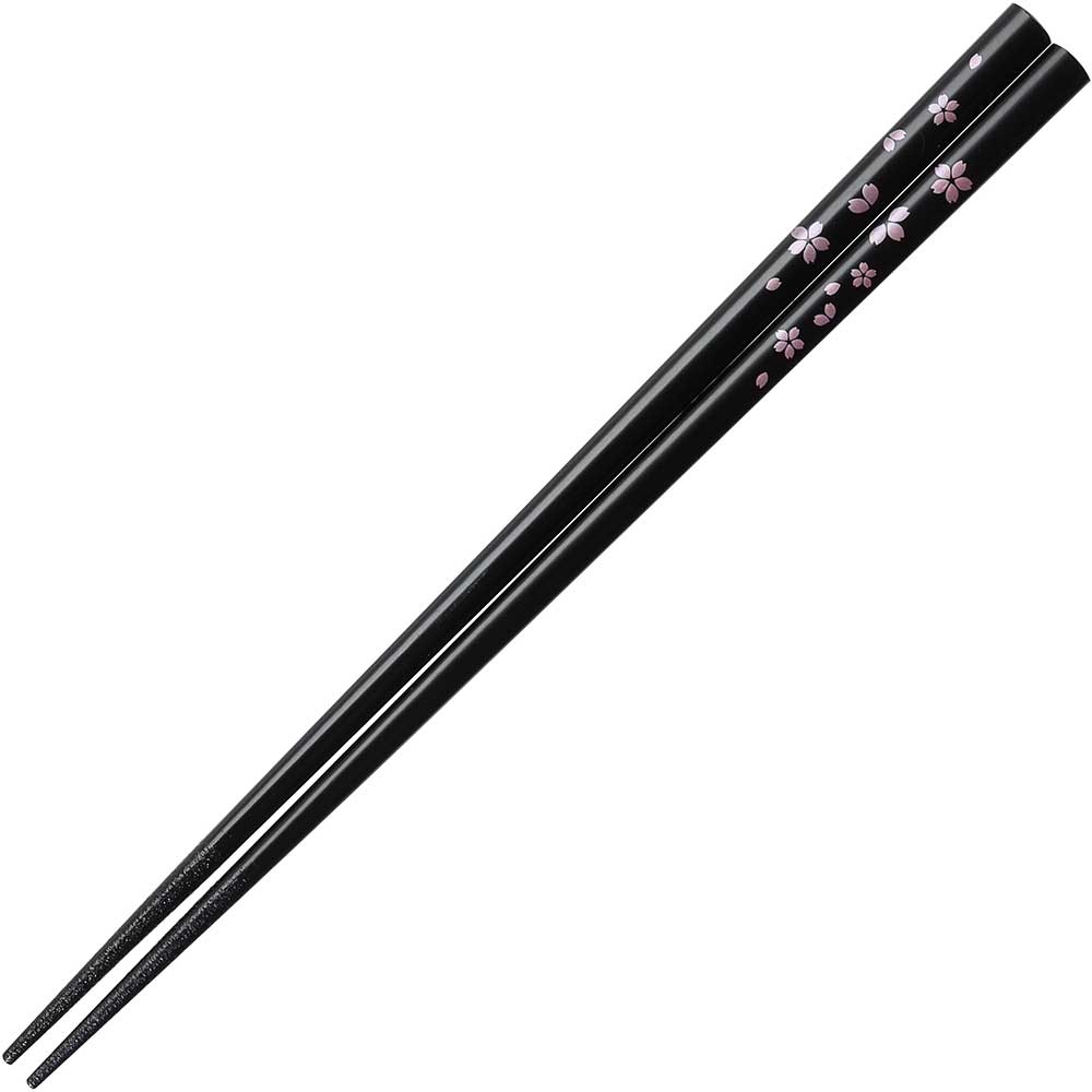 Luminous Cherry Blossoms Chopsticks Black