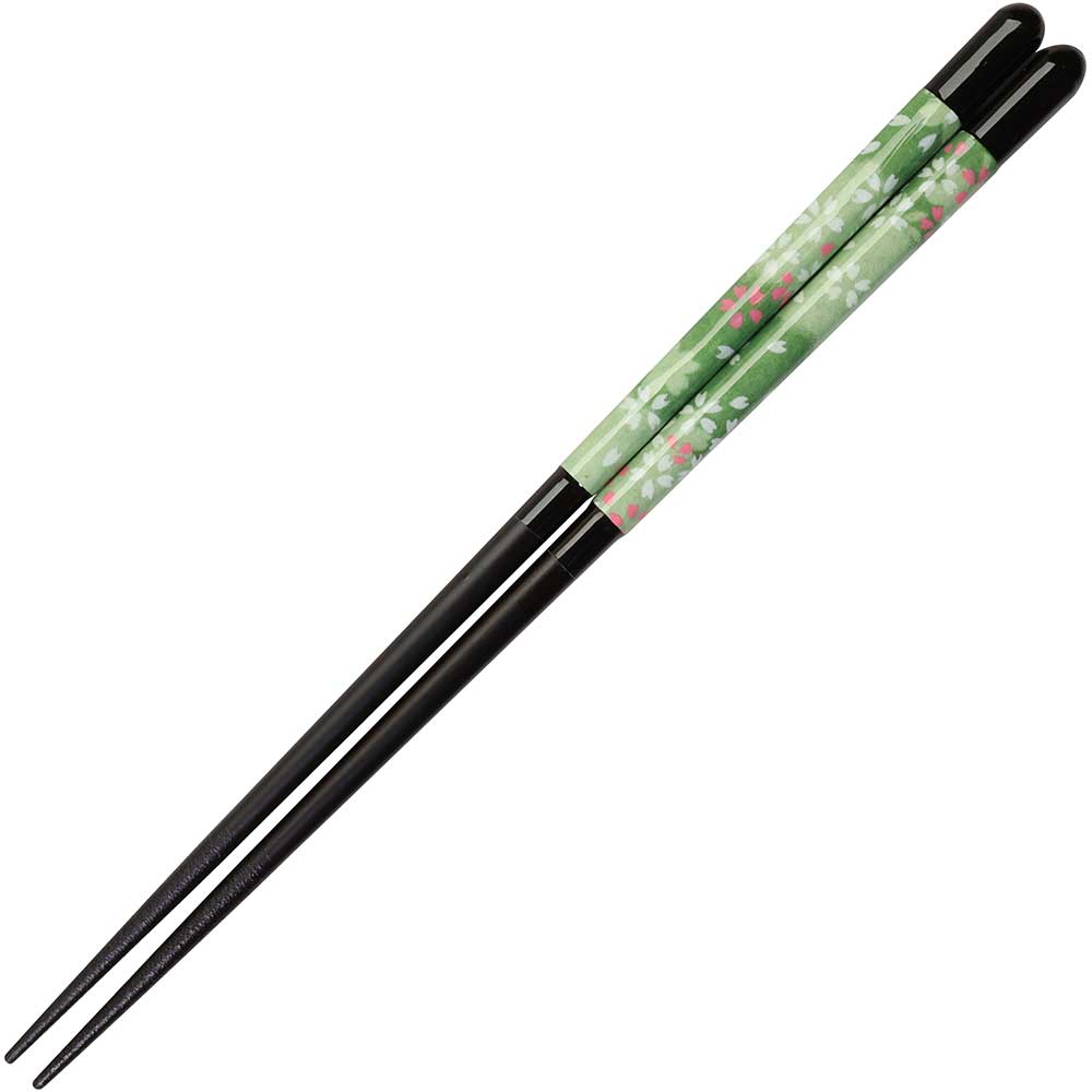 Shibazakura Green Washi Chopsticks
